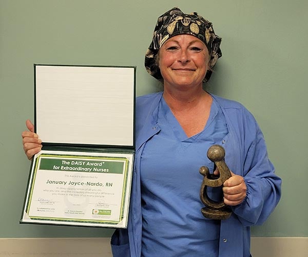 Saint Francis Hospital recognizes January Joyce-Nardo, RN, with DAISY ...